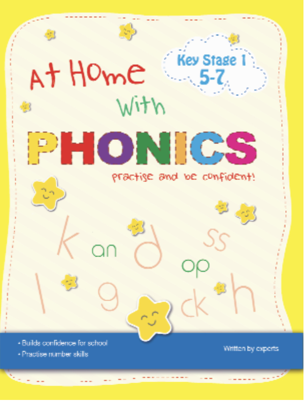 كتاب At Home with Phonics ( key-stage 1 ( 5-7 ) - Aafaq - مكتبة تكوين